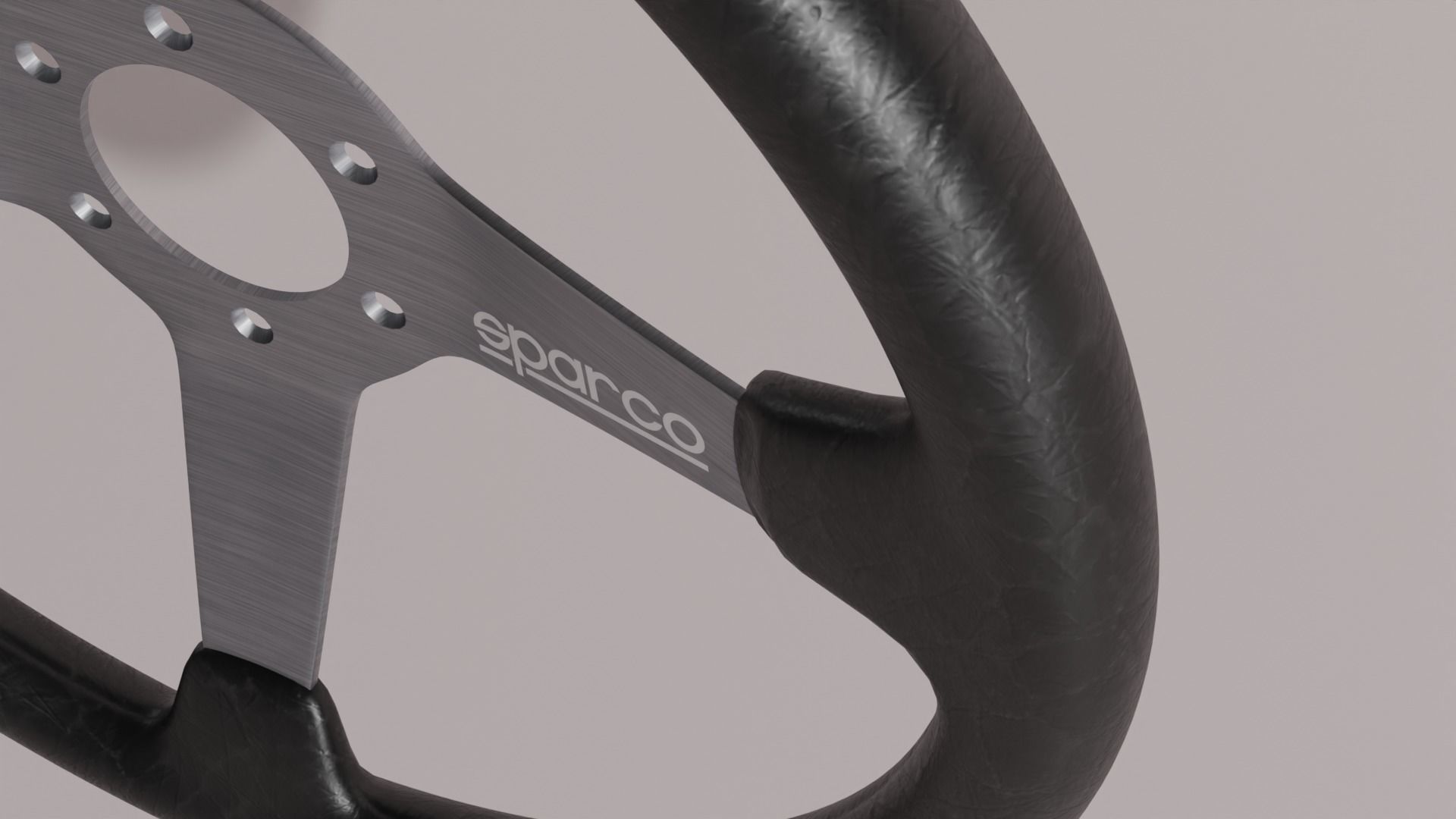 Round Sparco Wheel 3D model | CGTrader