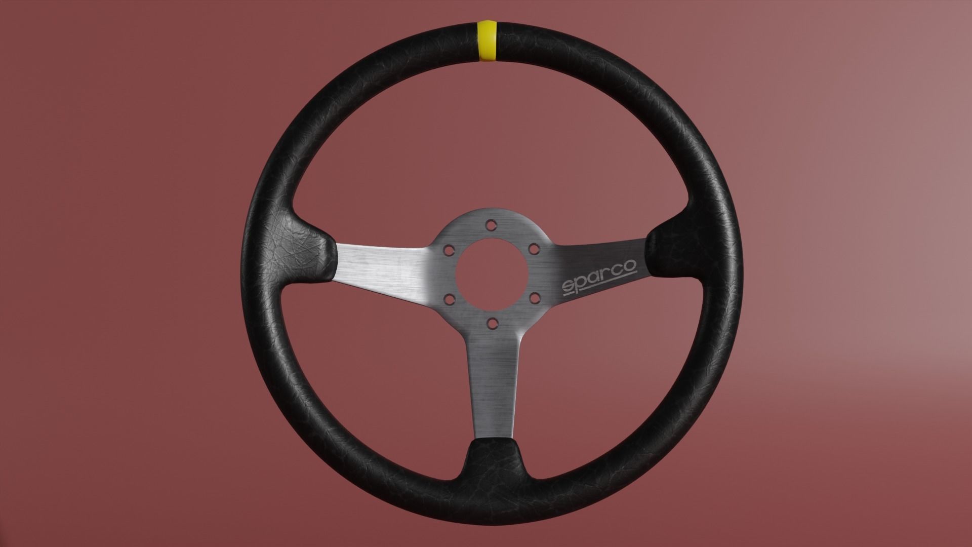 Round Sparco Wheel 3D model | CGTrader