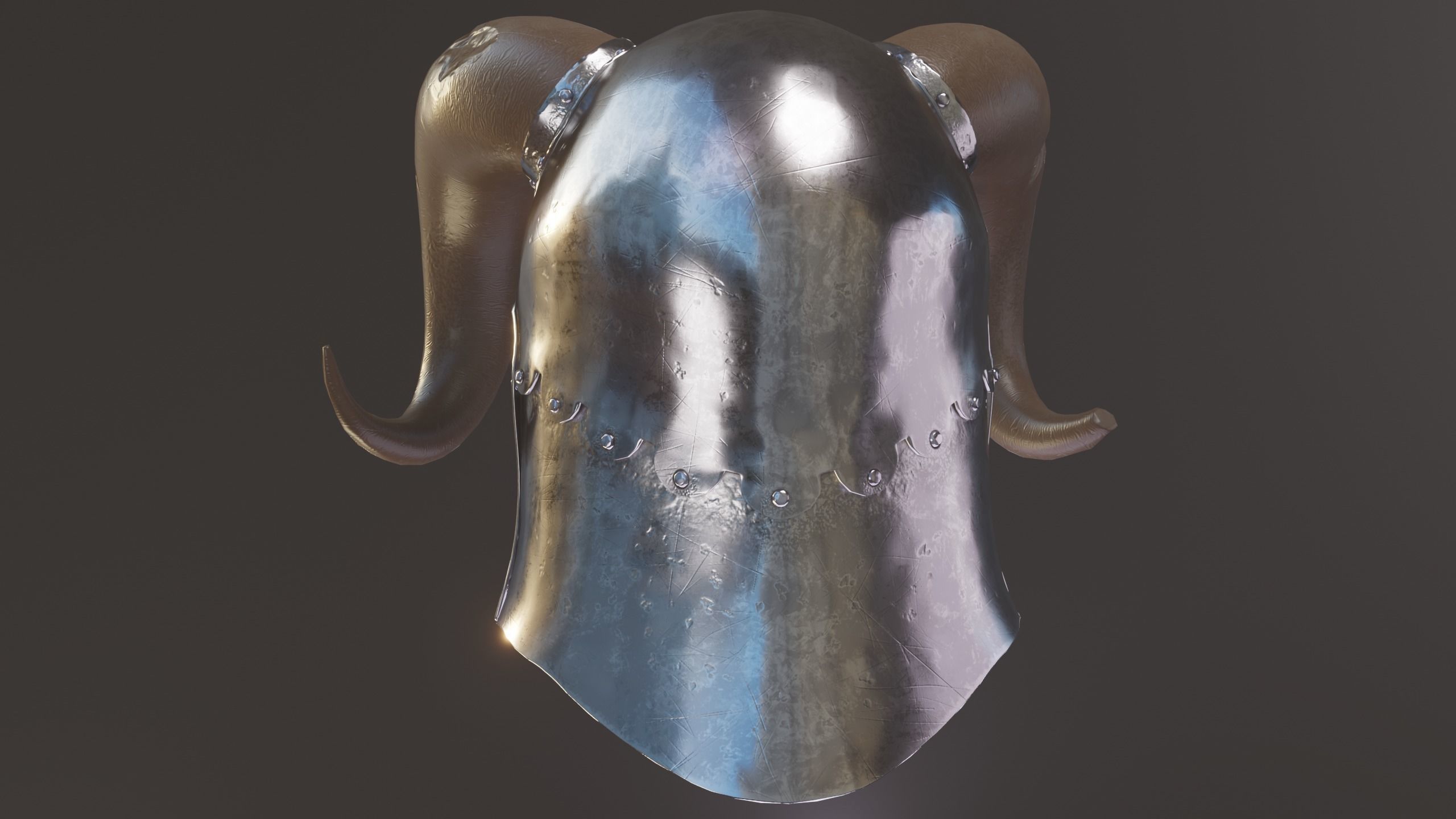 3D model Tophelm horned helmet VR / AR / low-poly | CGTrader