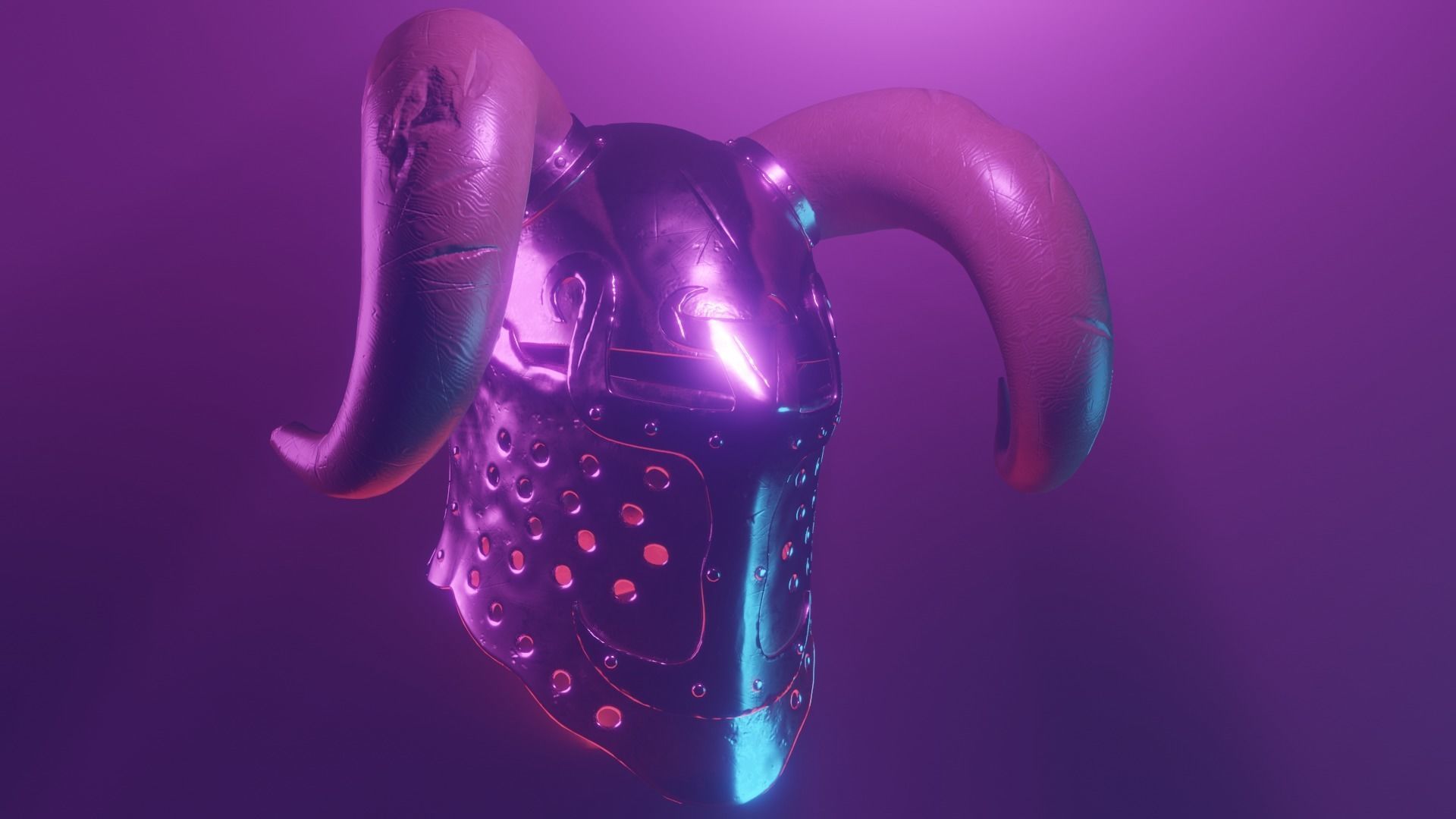 3D model Tophelm horned helmet VR / AR / low-poly | CGTrader