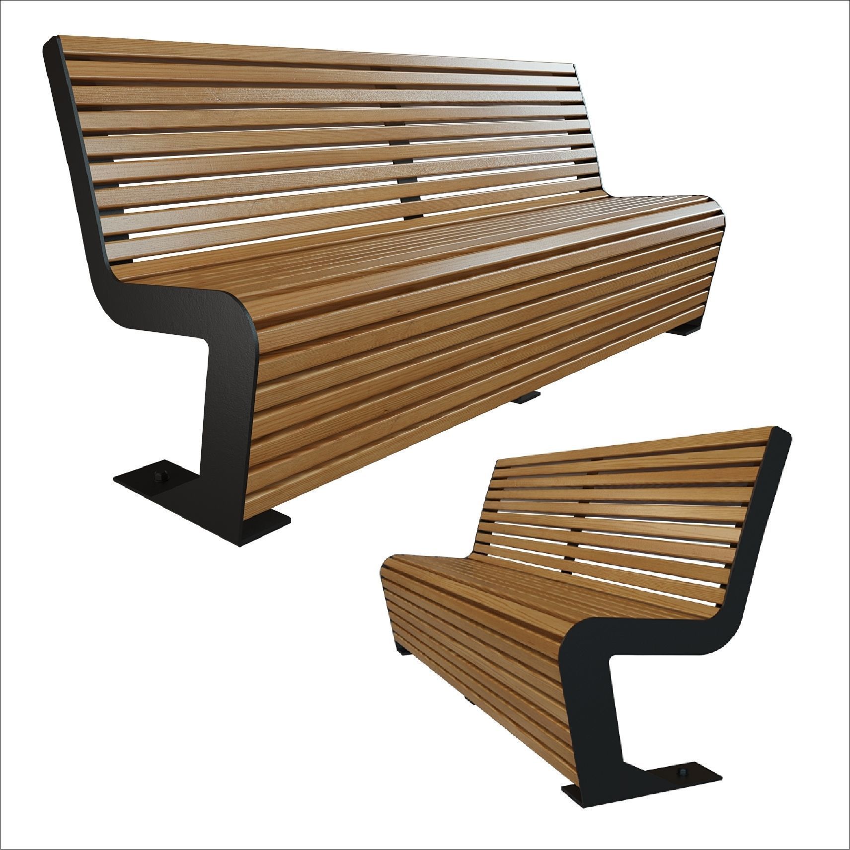 bench Flash 3D model | CGTrader