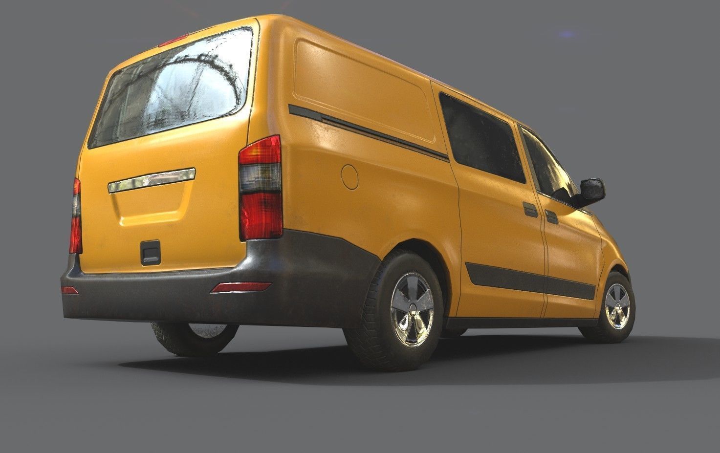 3D model Generic Minivan 8 Colors VR / AR / low-poly | CGTrader