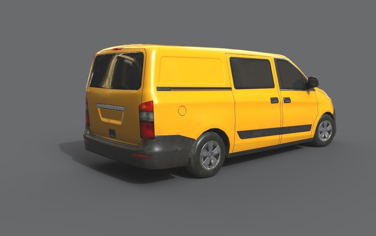3D model Generic Minivan 8 Colors VR / AR / low-poly | CGTrader
