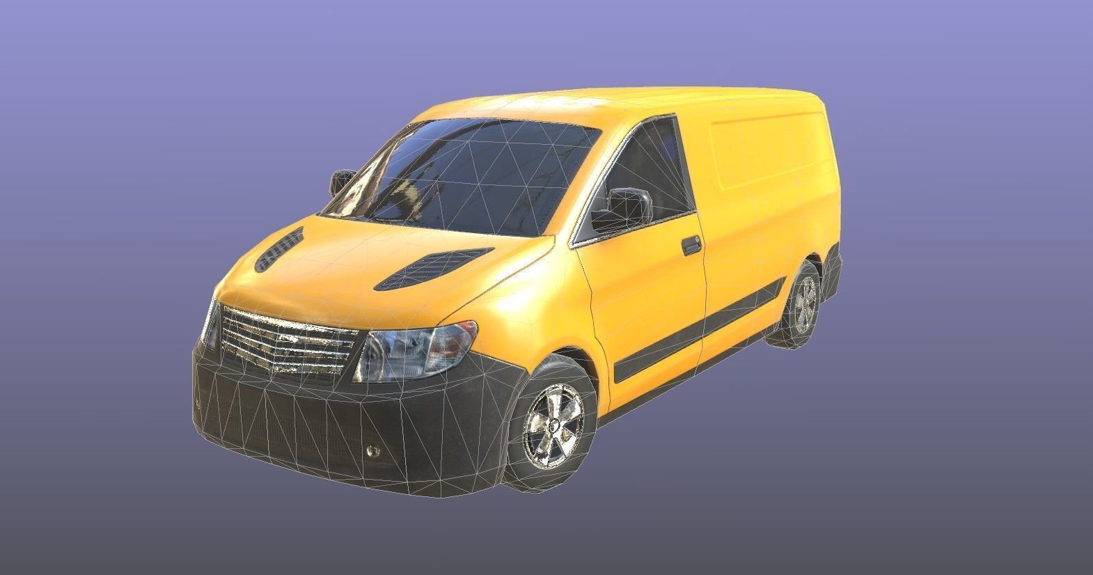 3D model Generic Minivan 8 Colors VR / AR / low-poly | CGTrader