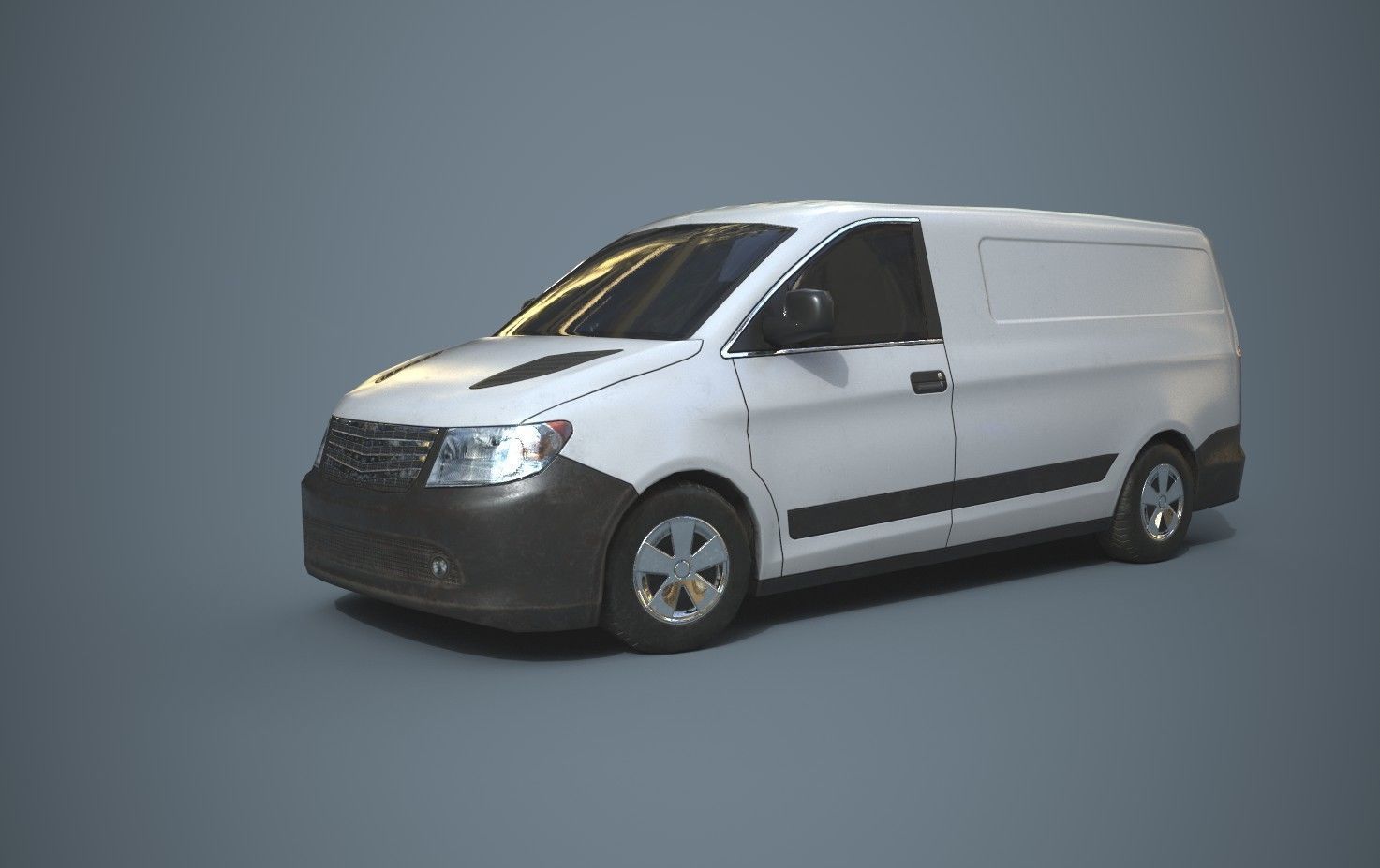 3D model Generic Minivan 8 Colors VR / AR / low-poly | CGTrader