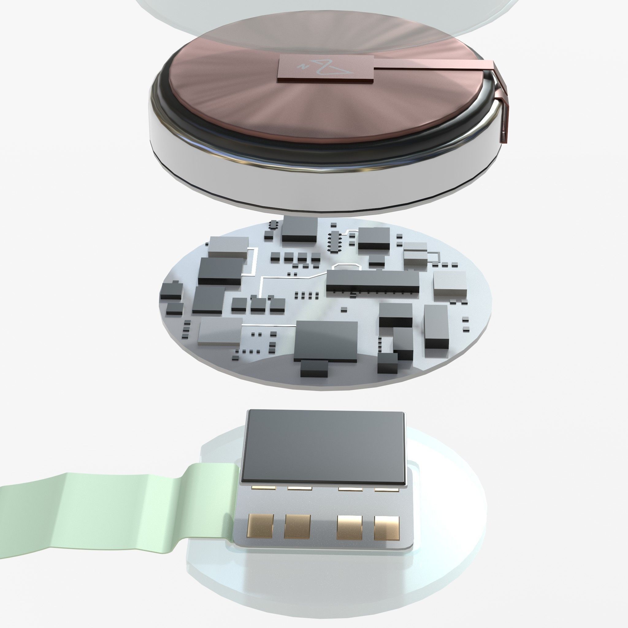 3D model Neuralink Brain Implant with Charger VR / AR / low-poly | CGTrader