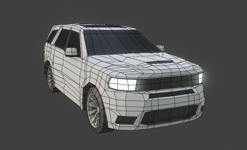 3D model SUV low-poly pack 3D models VR / AR / low-poly | CGTrader