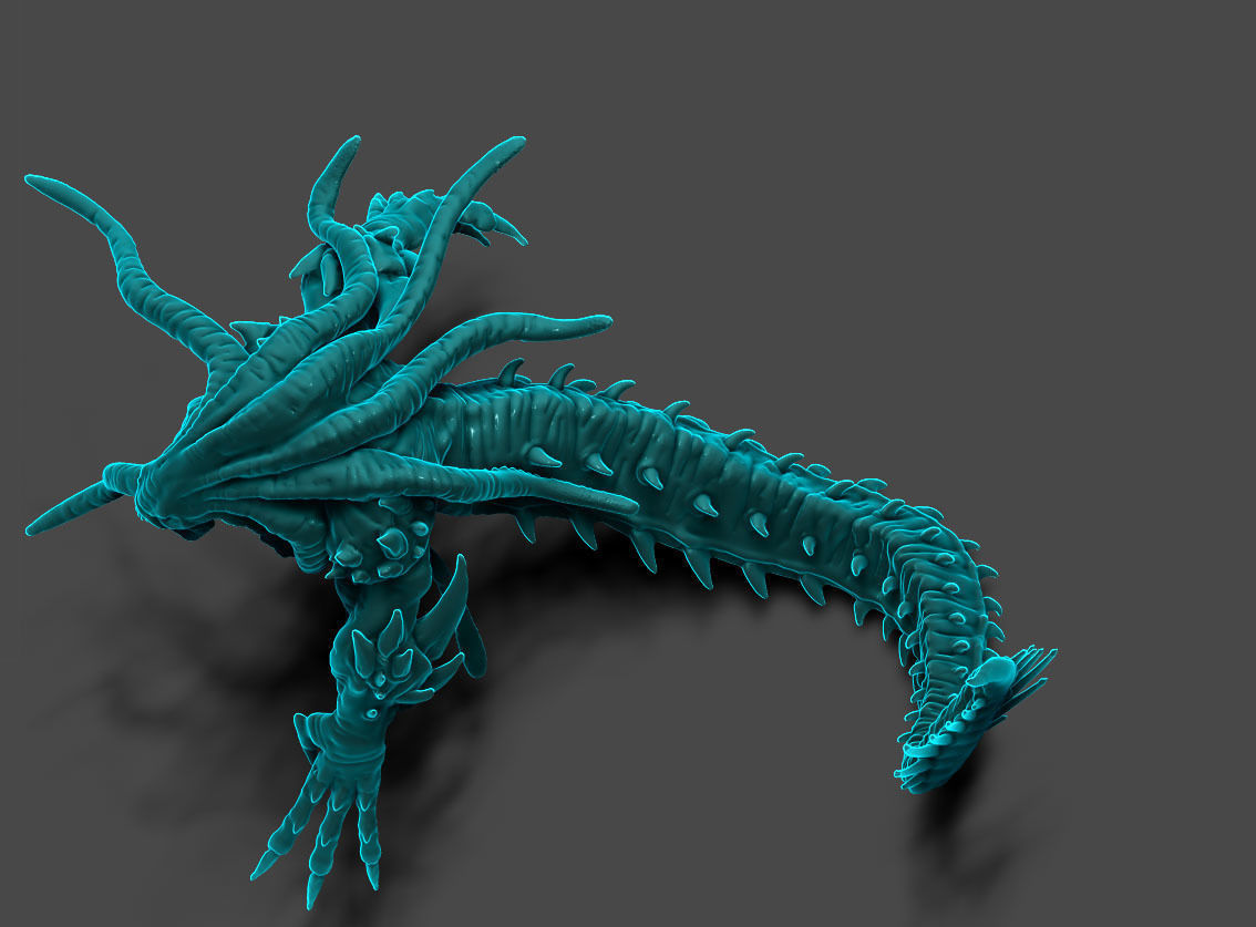Deep Sea Terror - 65mm 3D model 3D printable | CGTrader