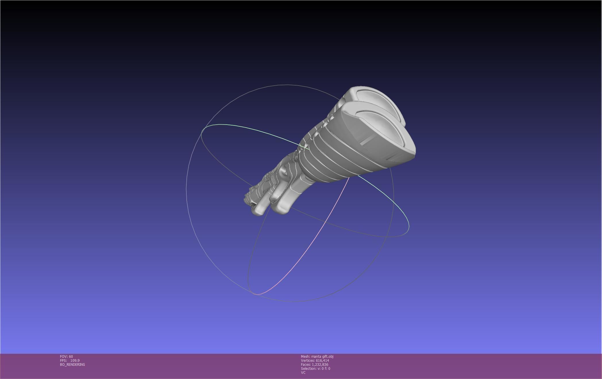 Aquaman Manta Gift Weapon Basic Model 3D model | CGTrader