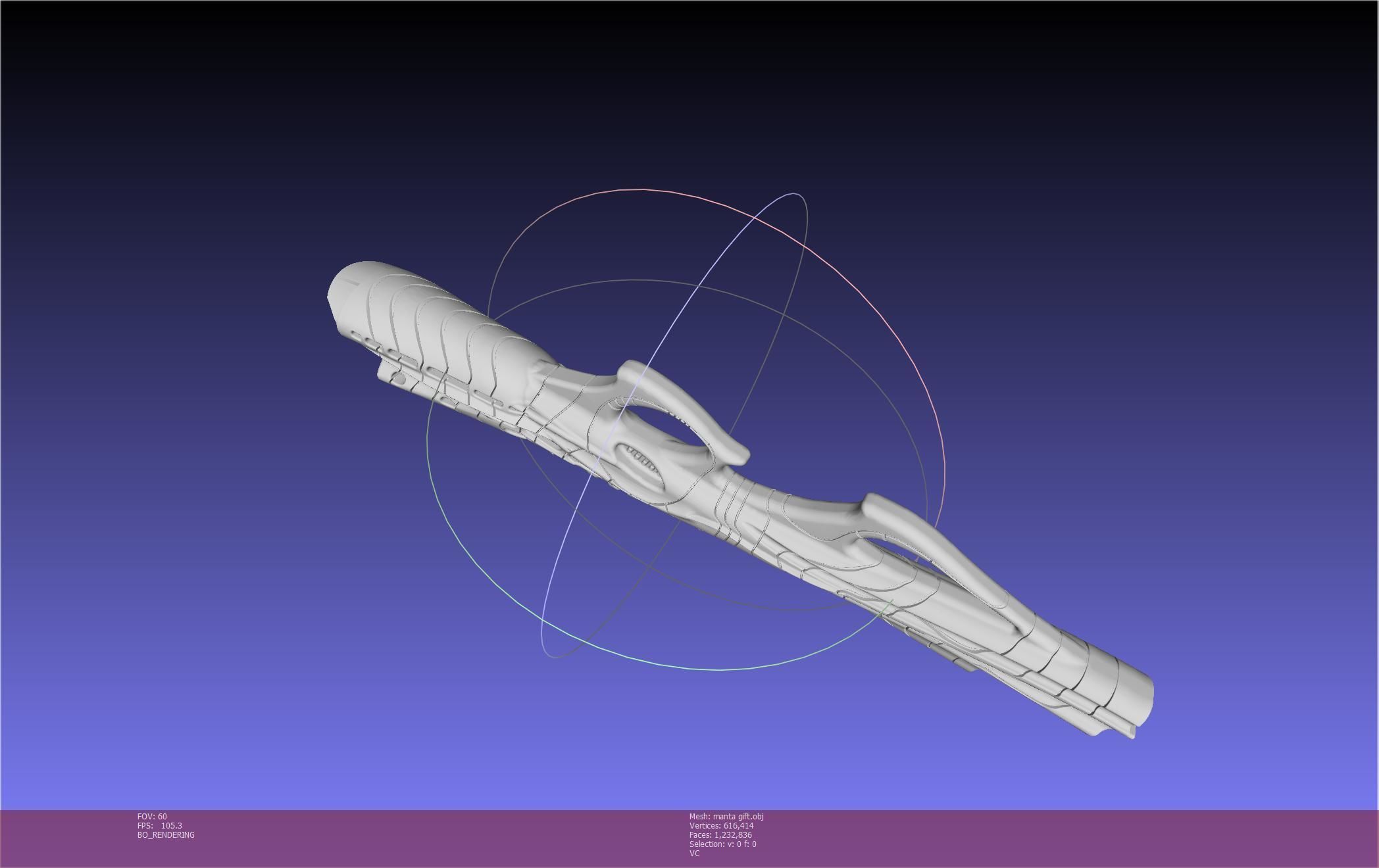 Aquaman Manta Gift Weapon Basic Model 3D model | CGTrader