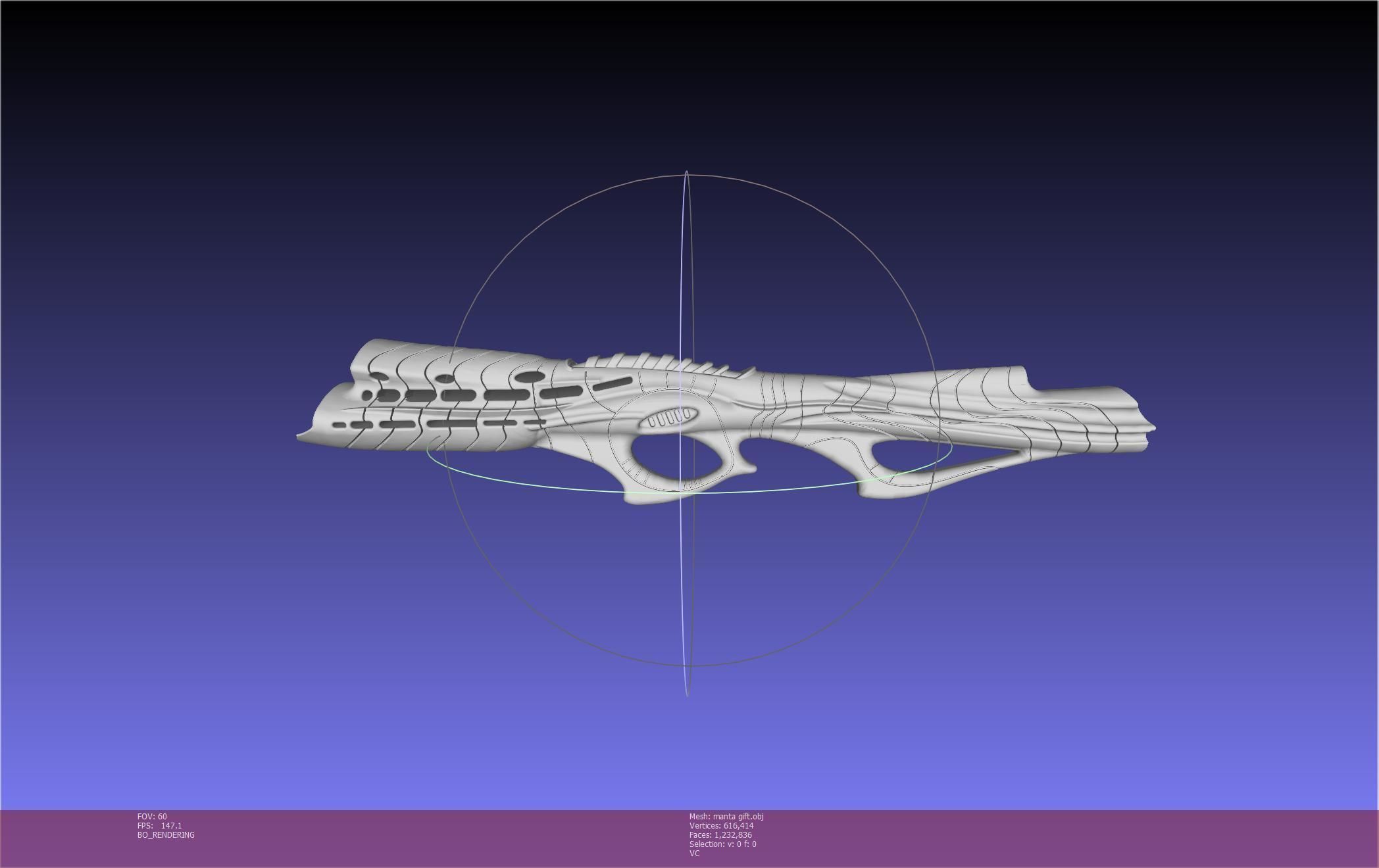 Aquaman Manta Gift Weapon Basic Model 3D model | CGTrader
