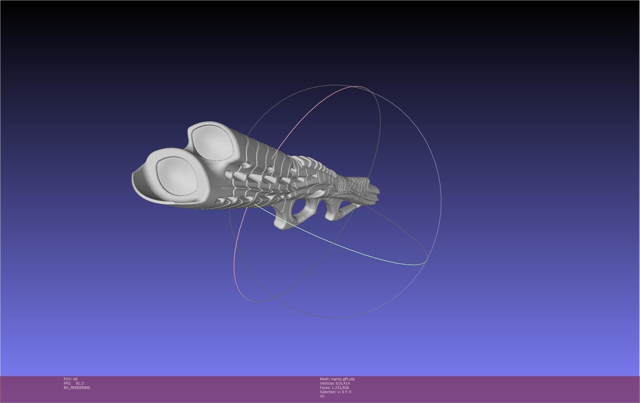 Aquaman Manta Gift Weapon Basic Model 3D model | CGTrader