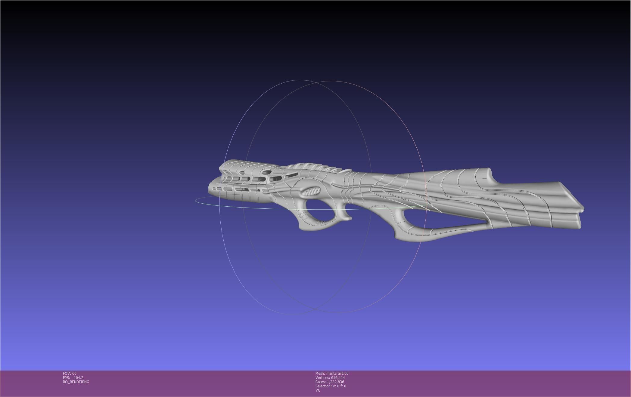Aquaman Manta Gift Weapon Basic Model 3D model | CGTrader