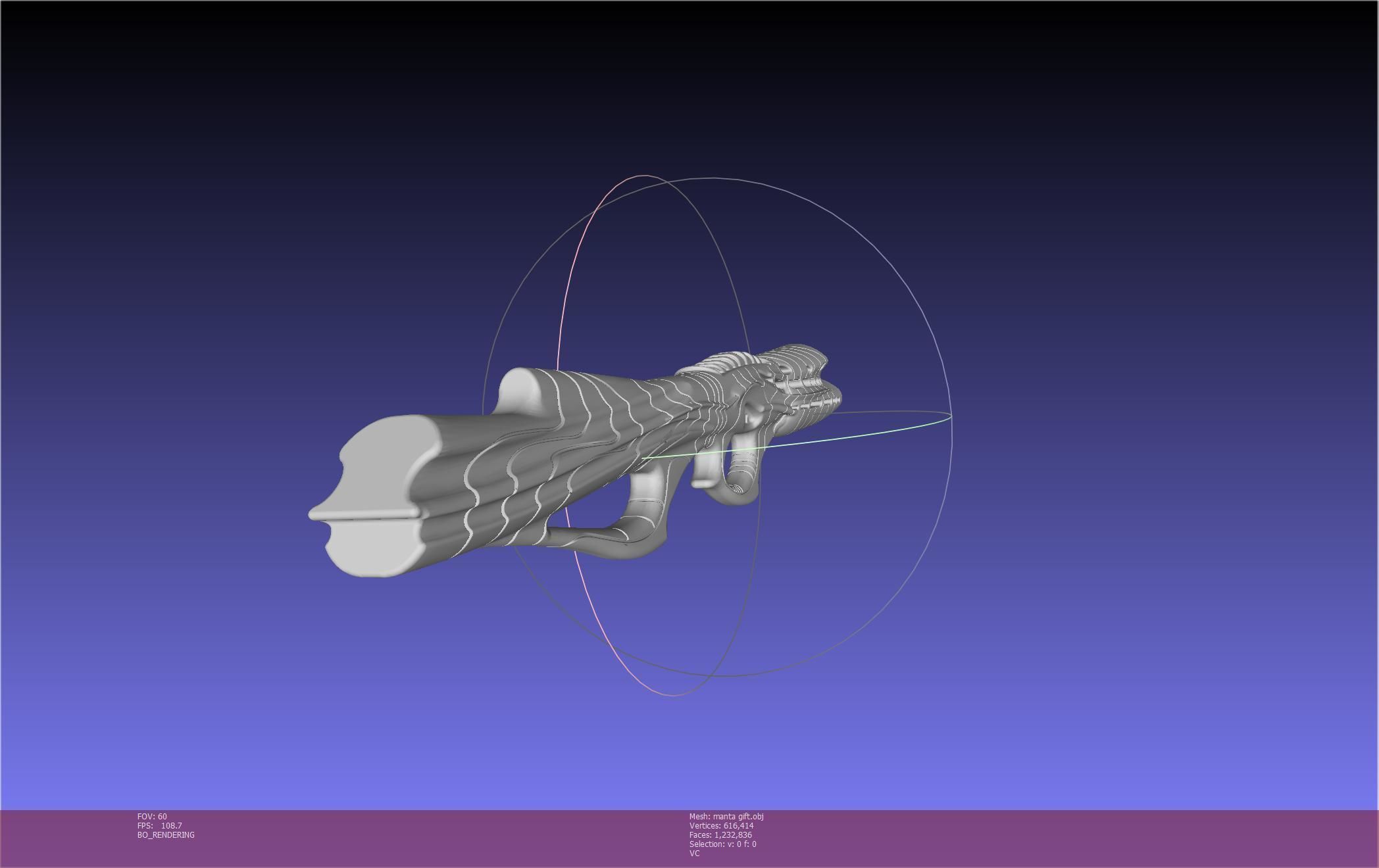Aquaman Manta Gift Weapon Basic Model 3D model | CGTrader