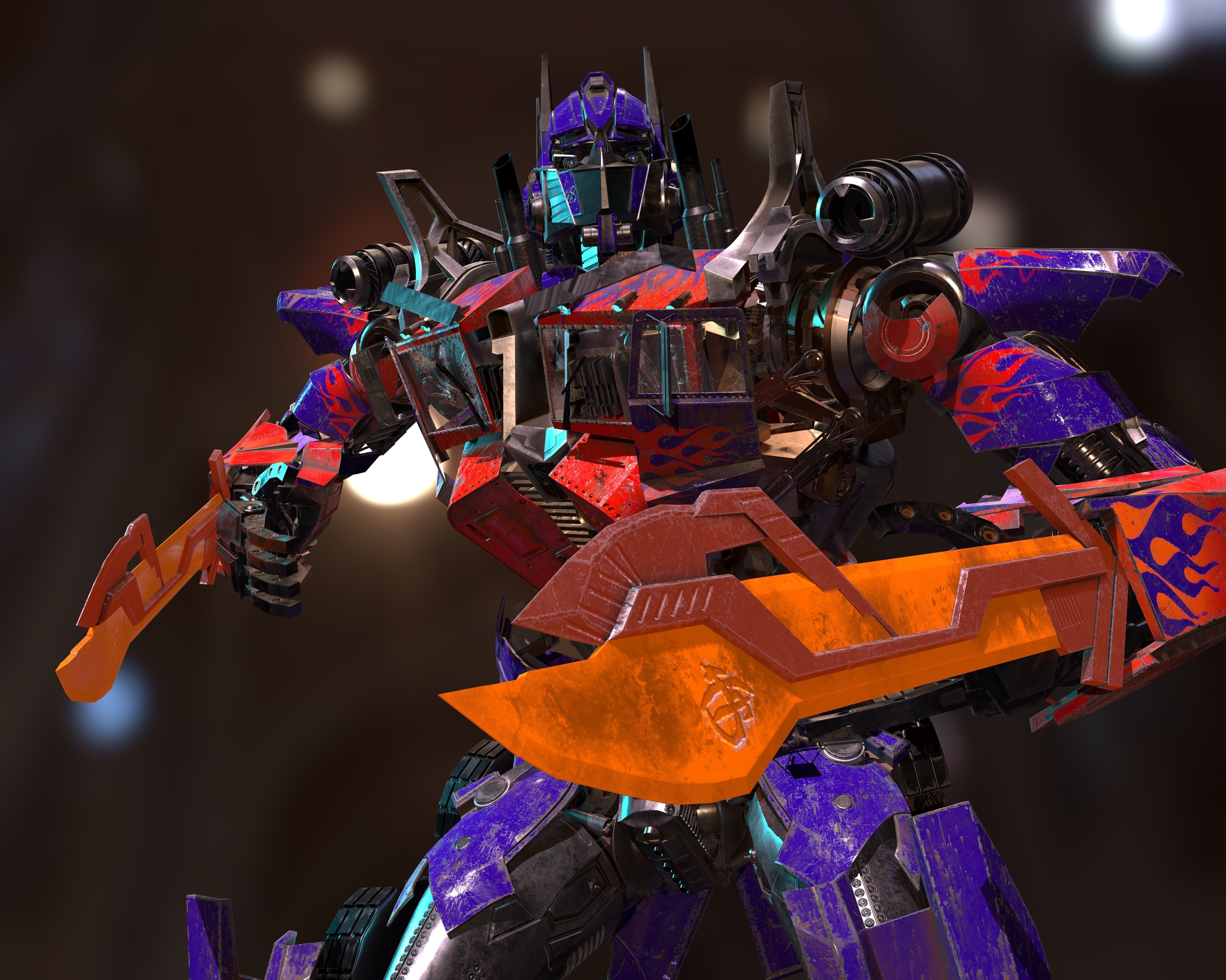 optimus prime 3d model 3D model | CGTrader