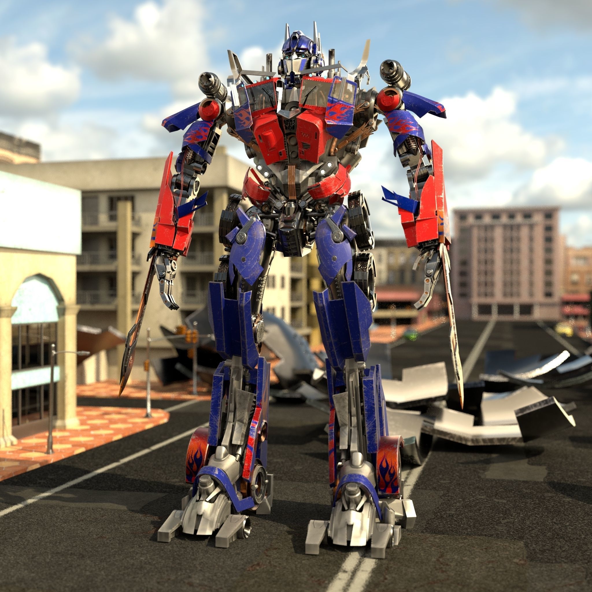 optimus prime 3d model 3D model | CGTrader