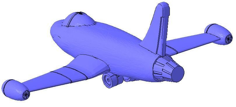 Eagle - Space Racers 3D model 3D printable | CGTrader