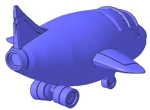 Hawk - Space Racers 3D model 3D printable | CGTrader