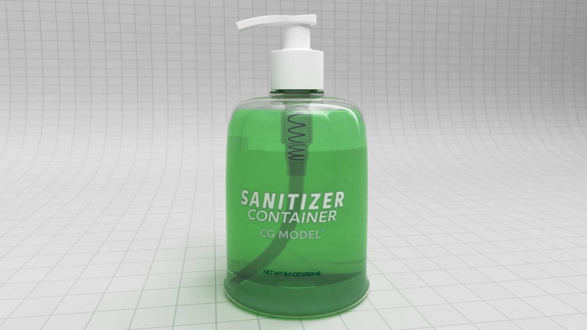 SANITIZER CONTAINER 3D model | CGTrader