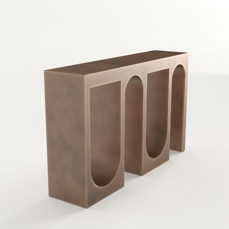 Copper Consol 3D model | CGTrader
