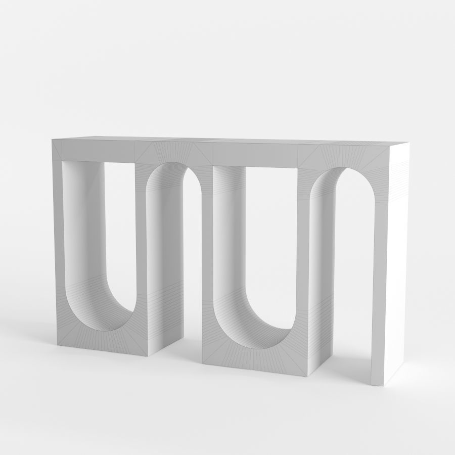 Copper Consol 3D model | CGTrader