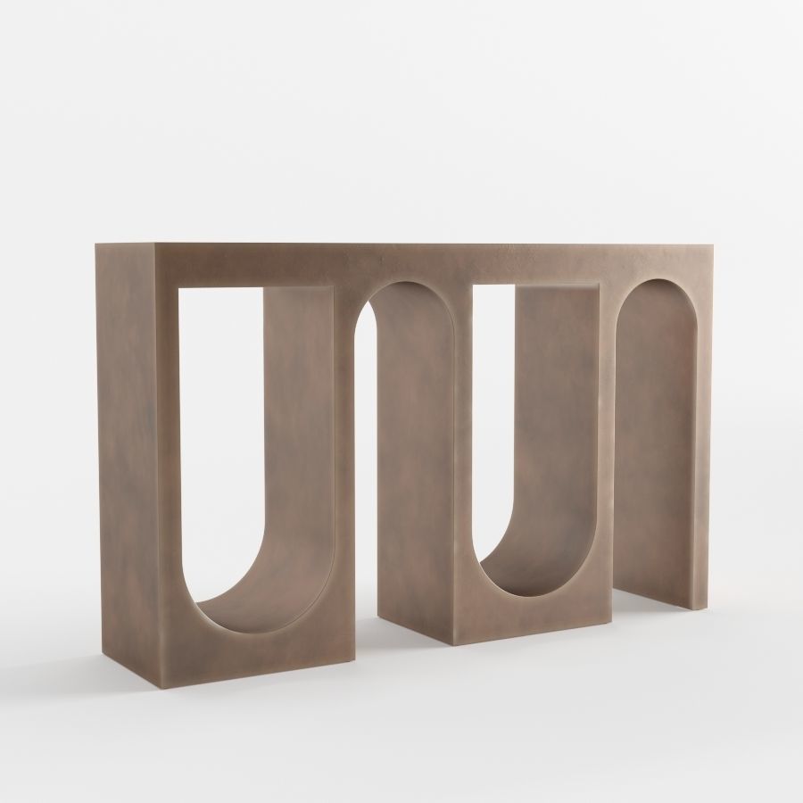 Copper Consol 3D model | CGTrader