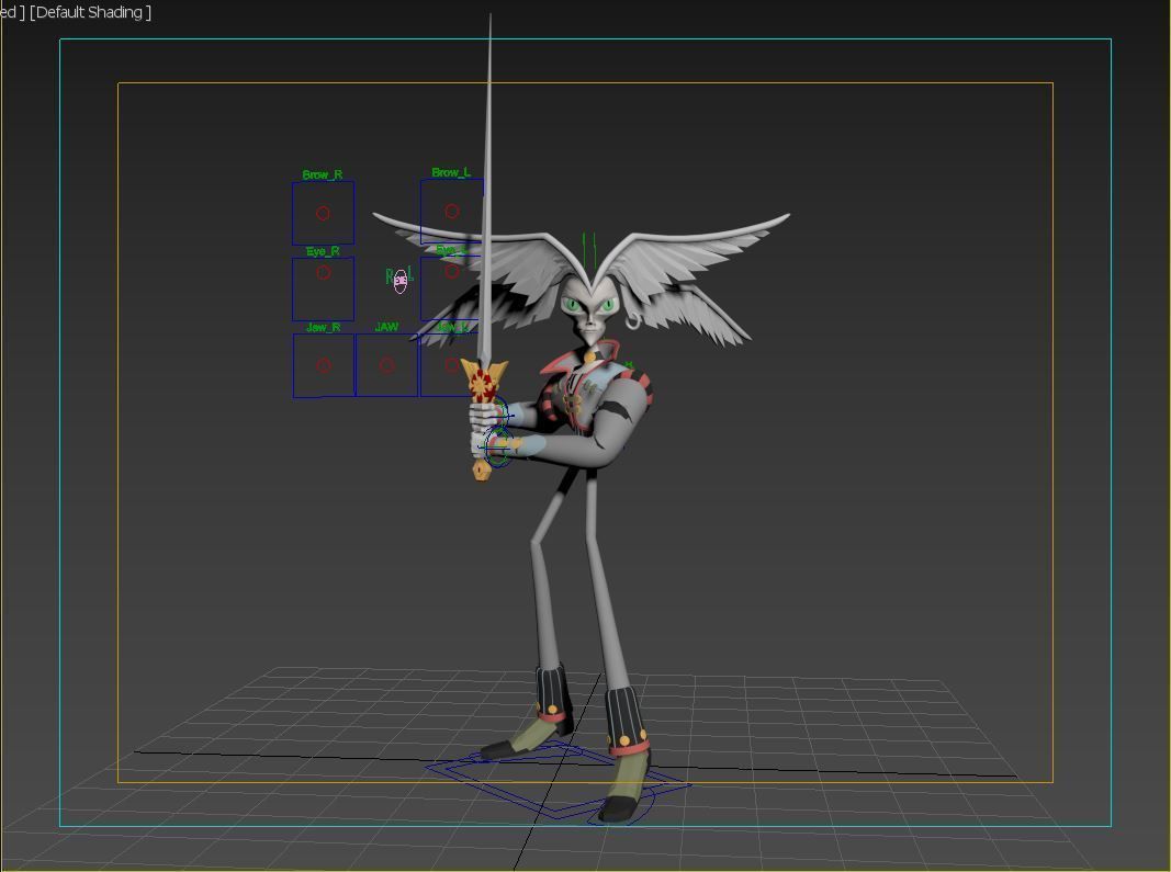 Seraphim 3D model rigged | CGTrader