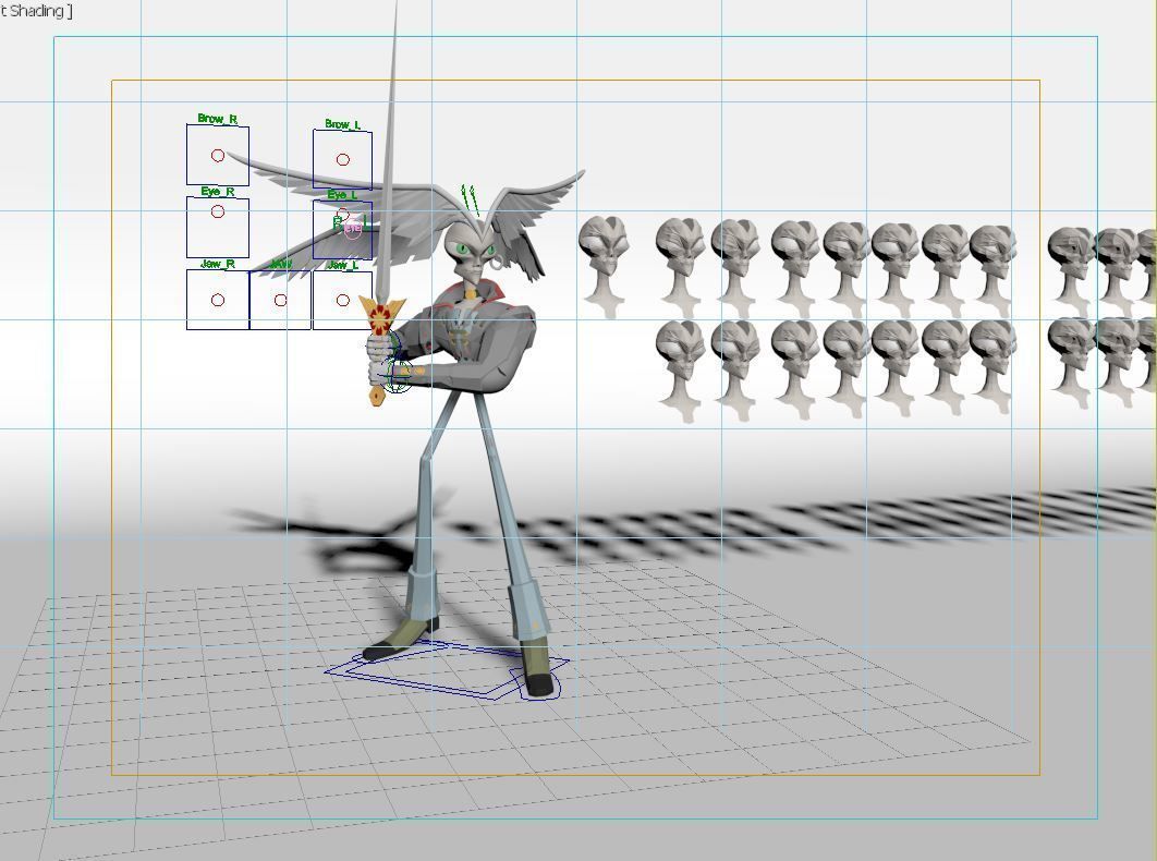 Seraphim 3D model rigged | CGTrader