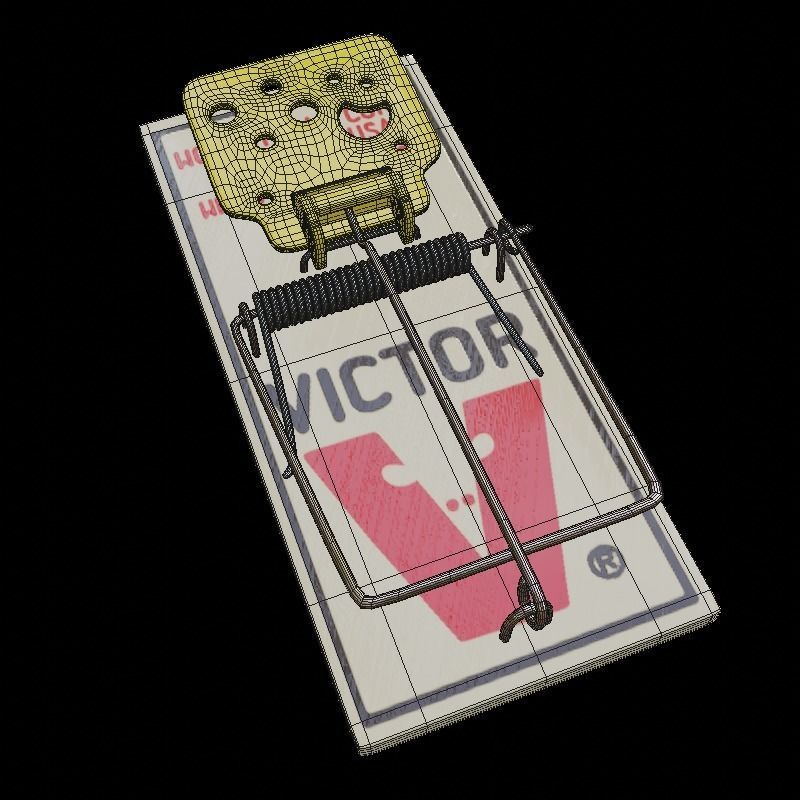 Mousetrap victoria mouse trap 3D model | CGTrader