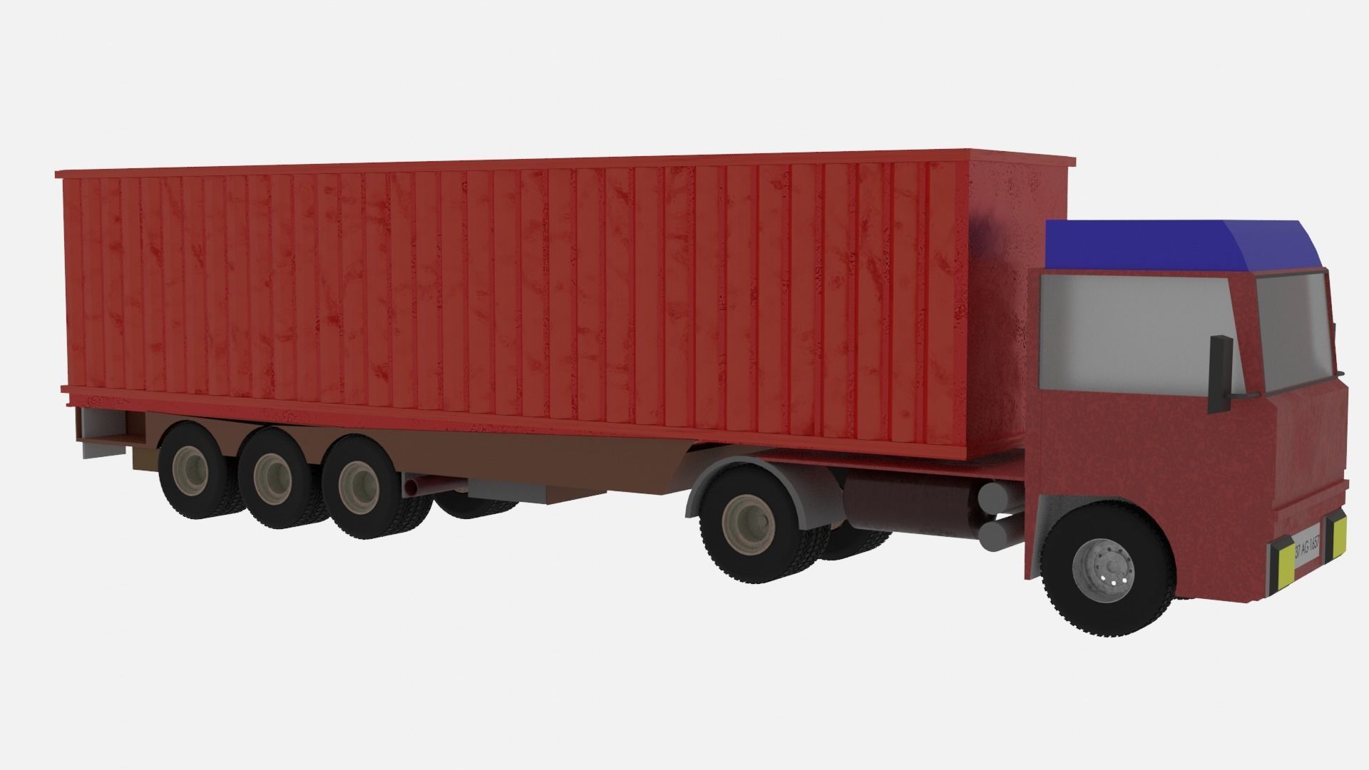 INDIAN TRUCK free VR / AR / low-poly 3D model | CGTrader