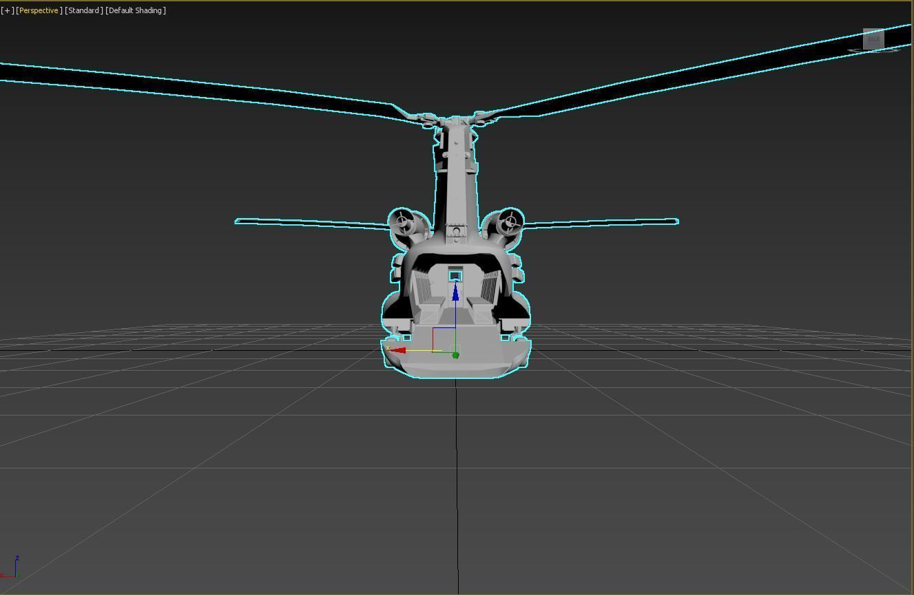 Chinook Helicopter 3D model | CGTrader