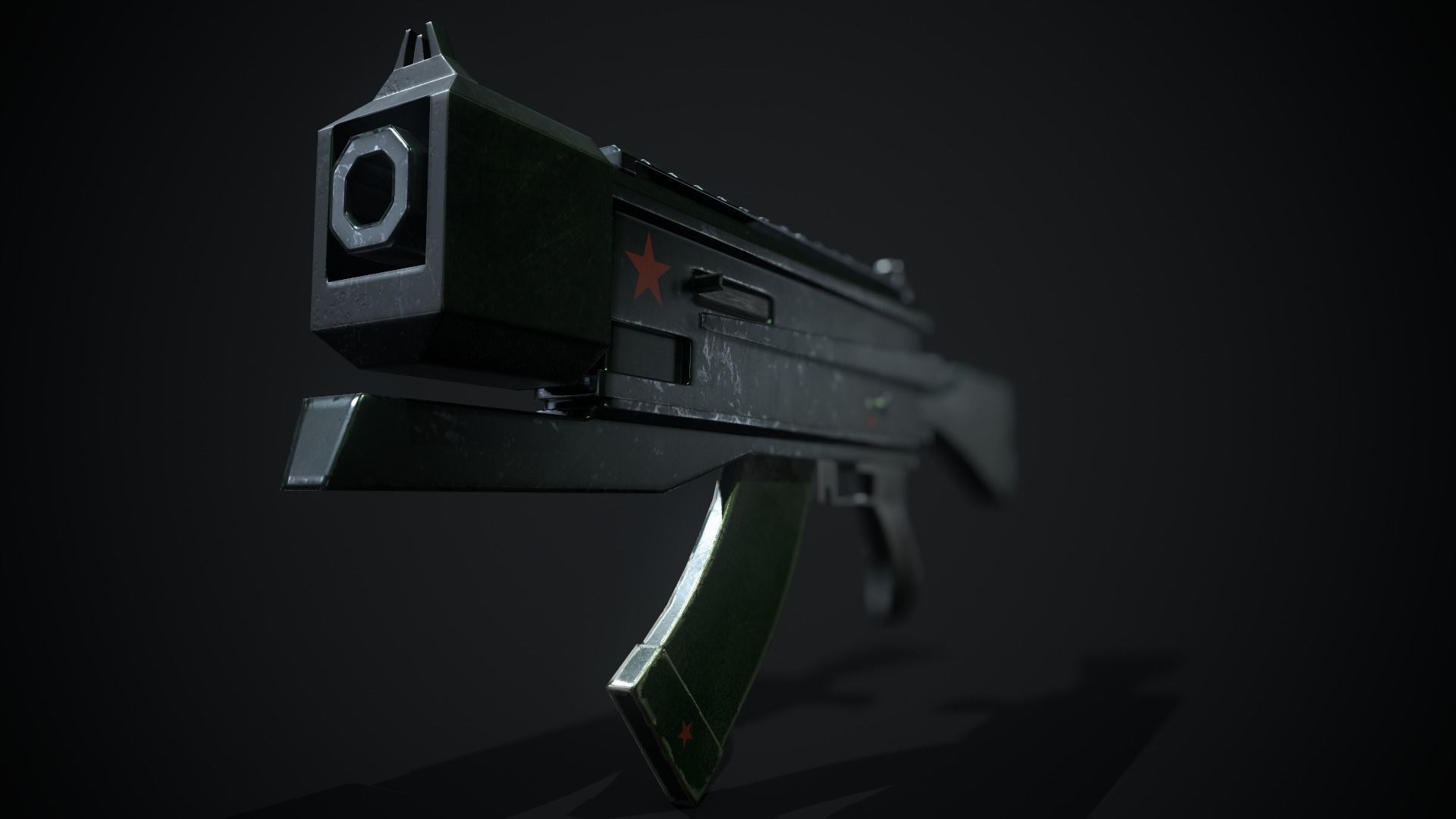 3D model Weapon Low Poly gun VR / AR / low-poly | CGTrader
