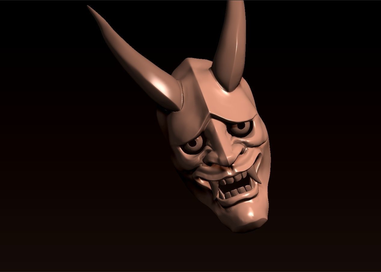 japanese hannya noh yamato one piece mask 3D model 3D printable | CGTrader