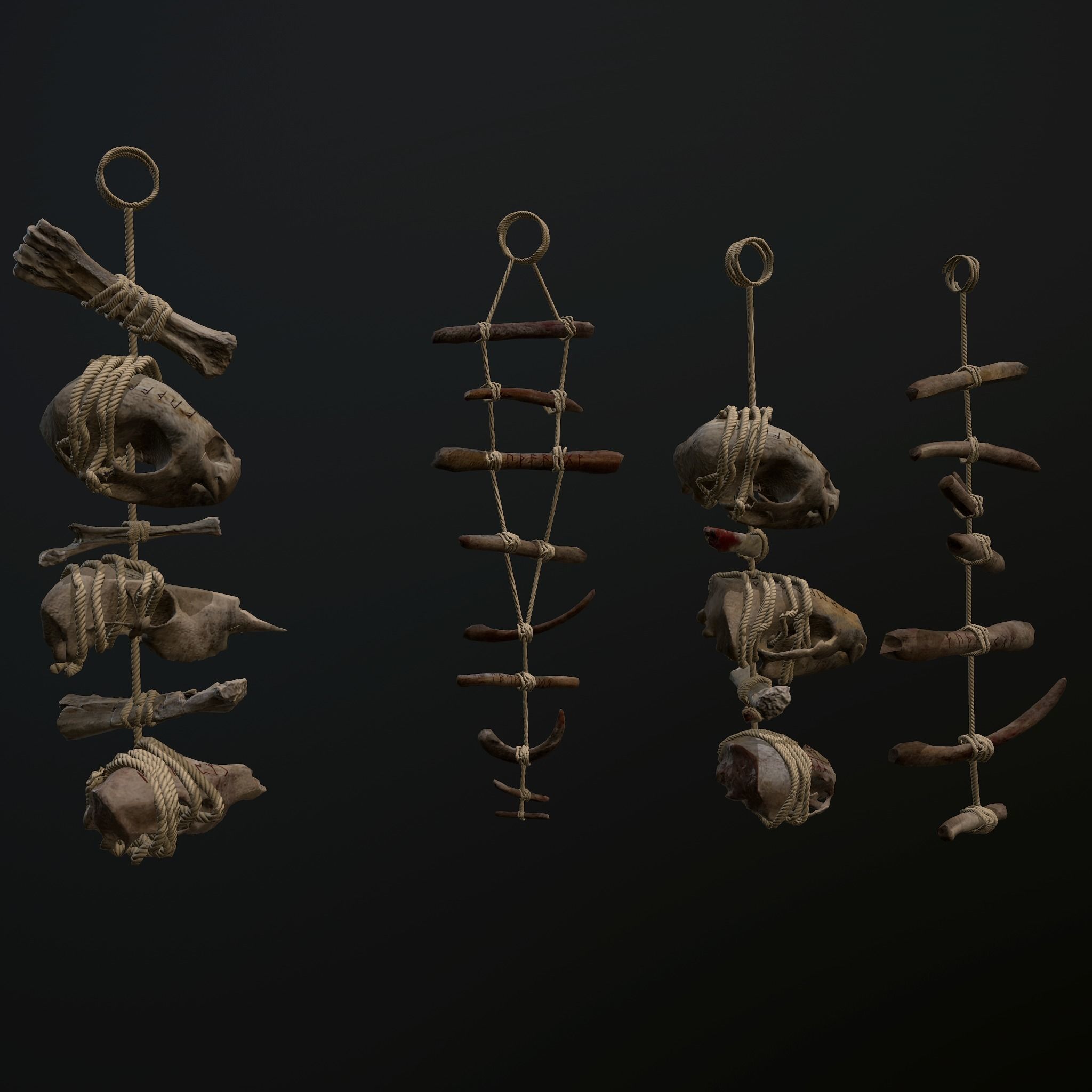 3D model Bones animals VR / AR / low-poly | CGTrader