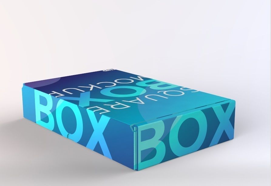 3D model Square box Low Poly Closed and open VR / AR / low-poly | CGTrader