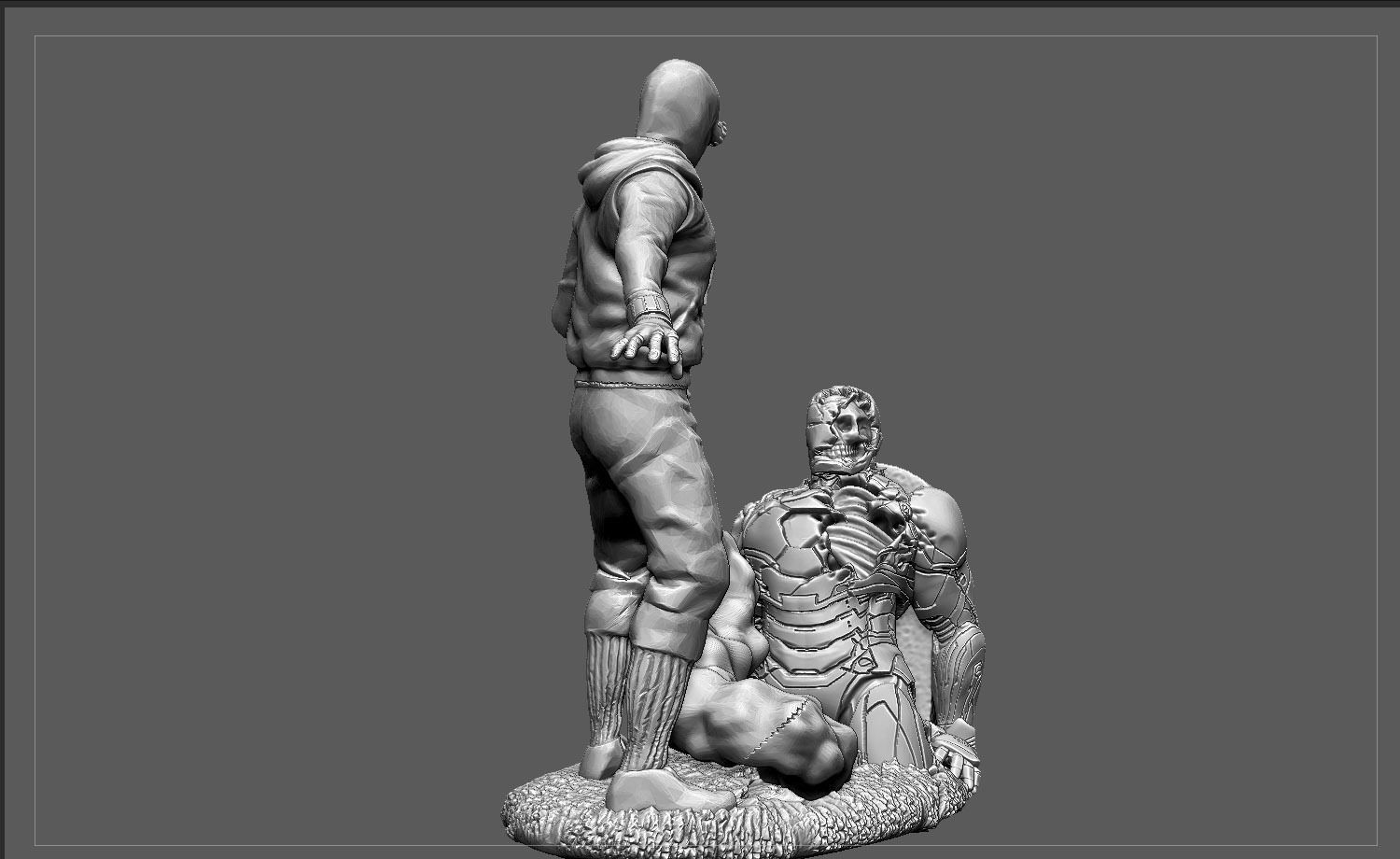 SPIDERMAN FARFROMHOME ZOMBIE IRONMAN HOMEMADE STATUE 3D model 3D ...