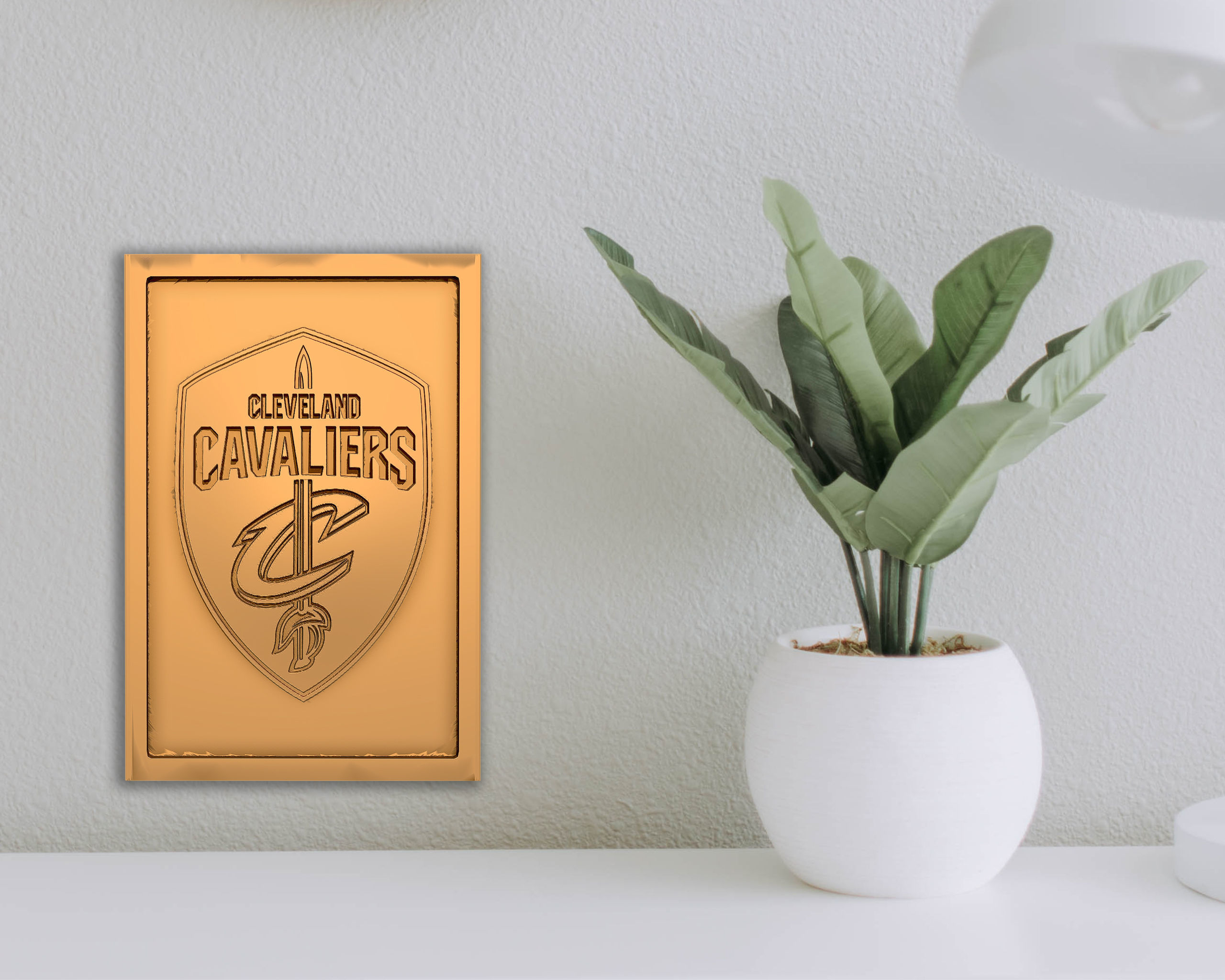 Cleveland Cavaliers Logo Relief 3D model 3D printable | CGTrader