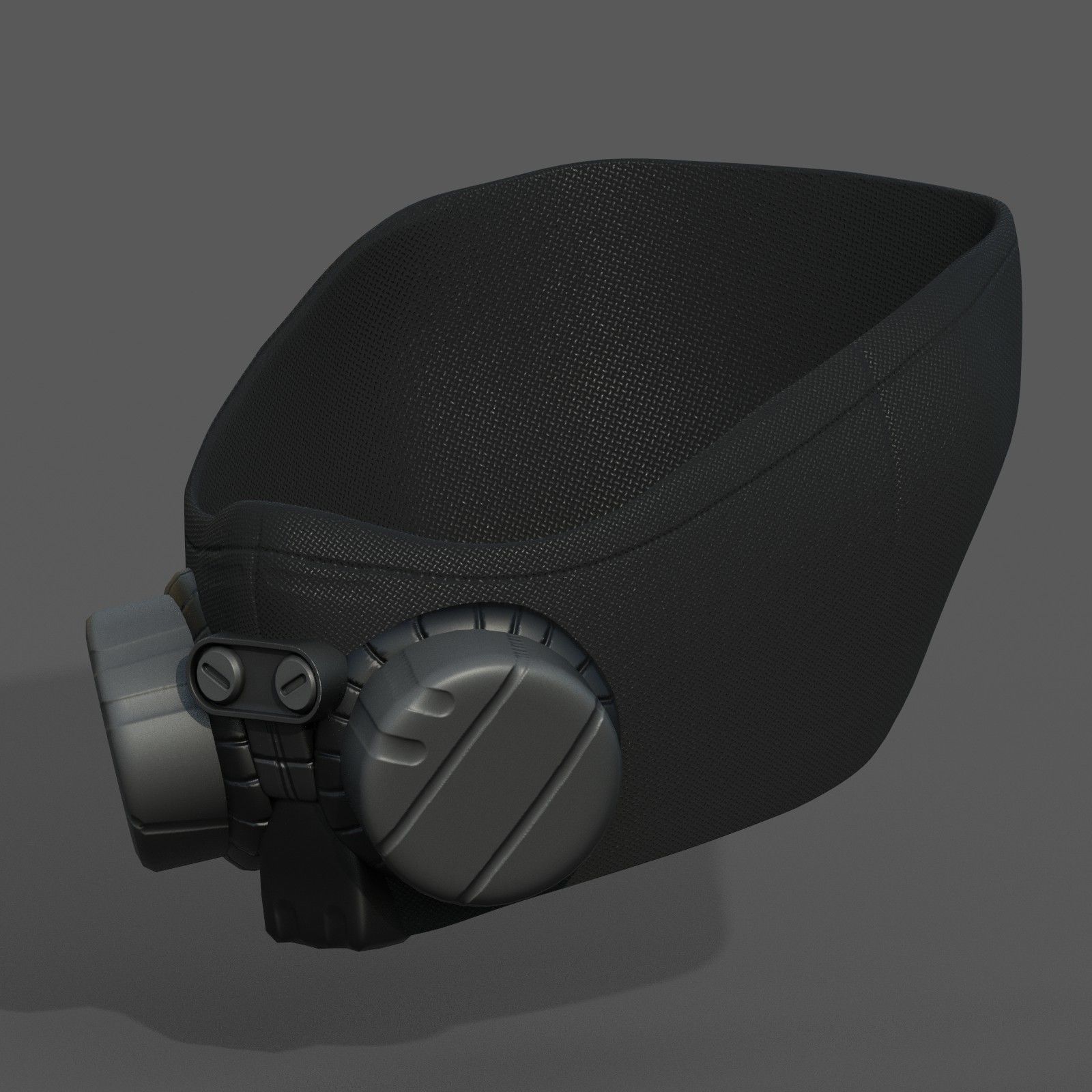 3D model Gas mask helmet scifi fantasy armor hats military Low-poly VR ...