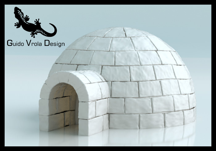 Igloo 3D Model .obj .3ds .fbx .blend - CGTrader.com