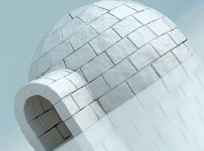 Igloo 3D Model .obj .3ds .fbx .blend - CGTrader.com