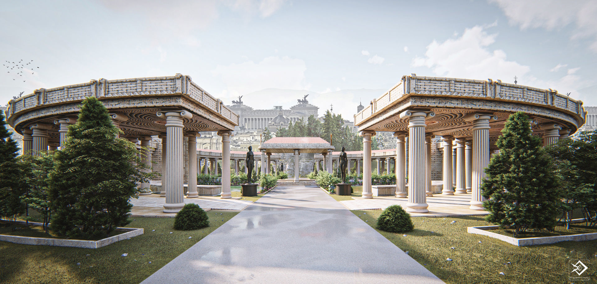 Rome Building 3D model | CGTrader