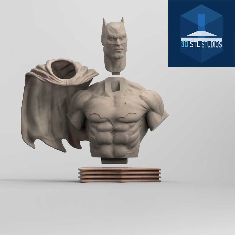 TRINITY DC BUSTS 3D model 3D printable | CGTrader