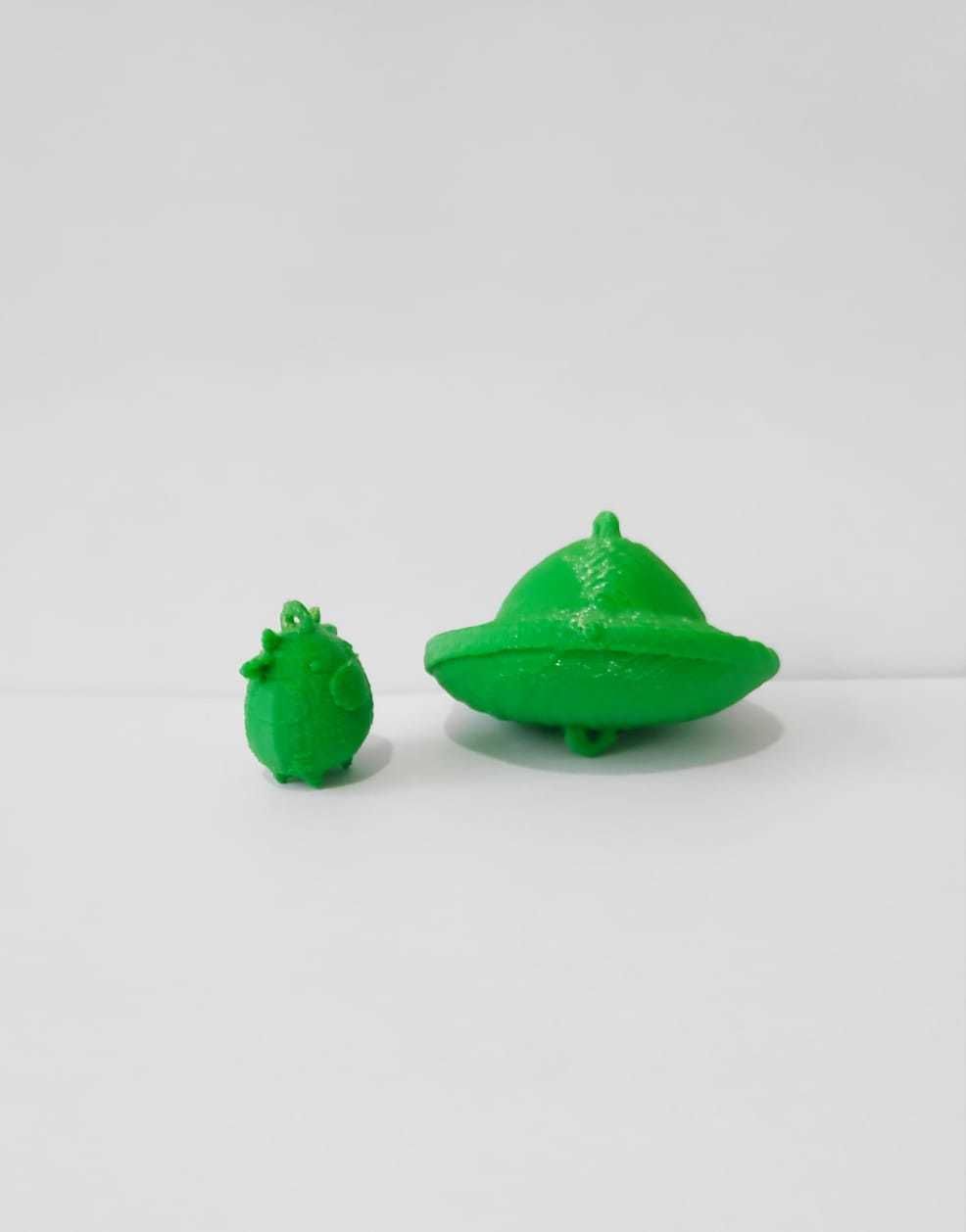 UFO keychain 3D model 3D printable | CGTrader