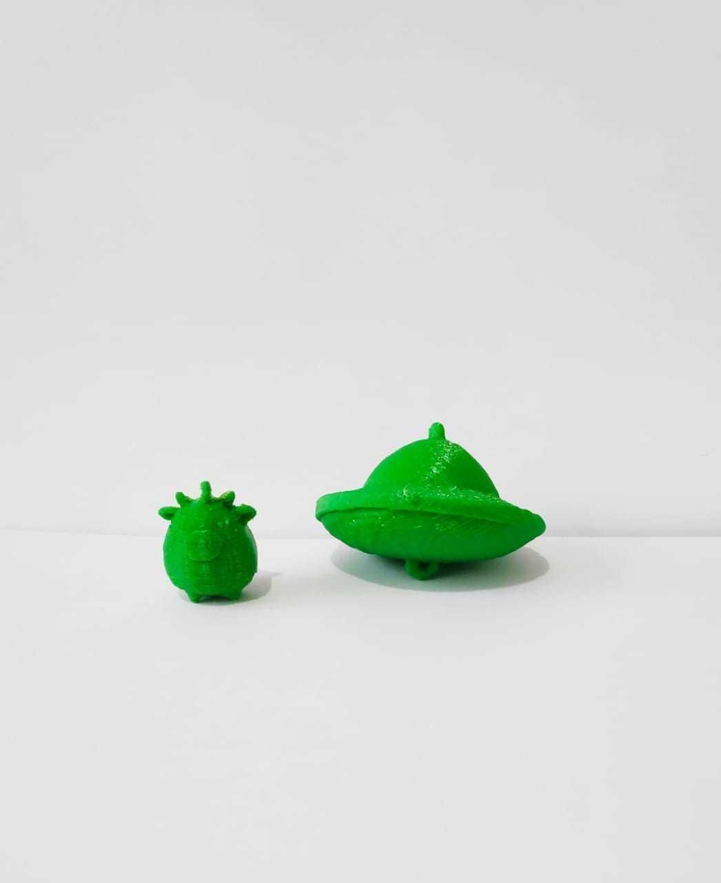 UFO keychain 3D model 3D printable | CGTrader