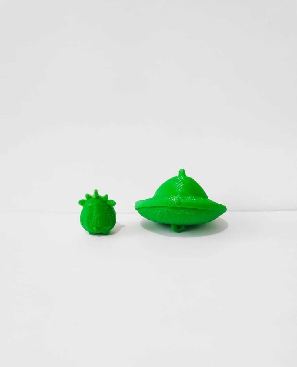 UFO keychain 3D model 3D printable | CGTrader