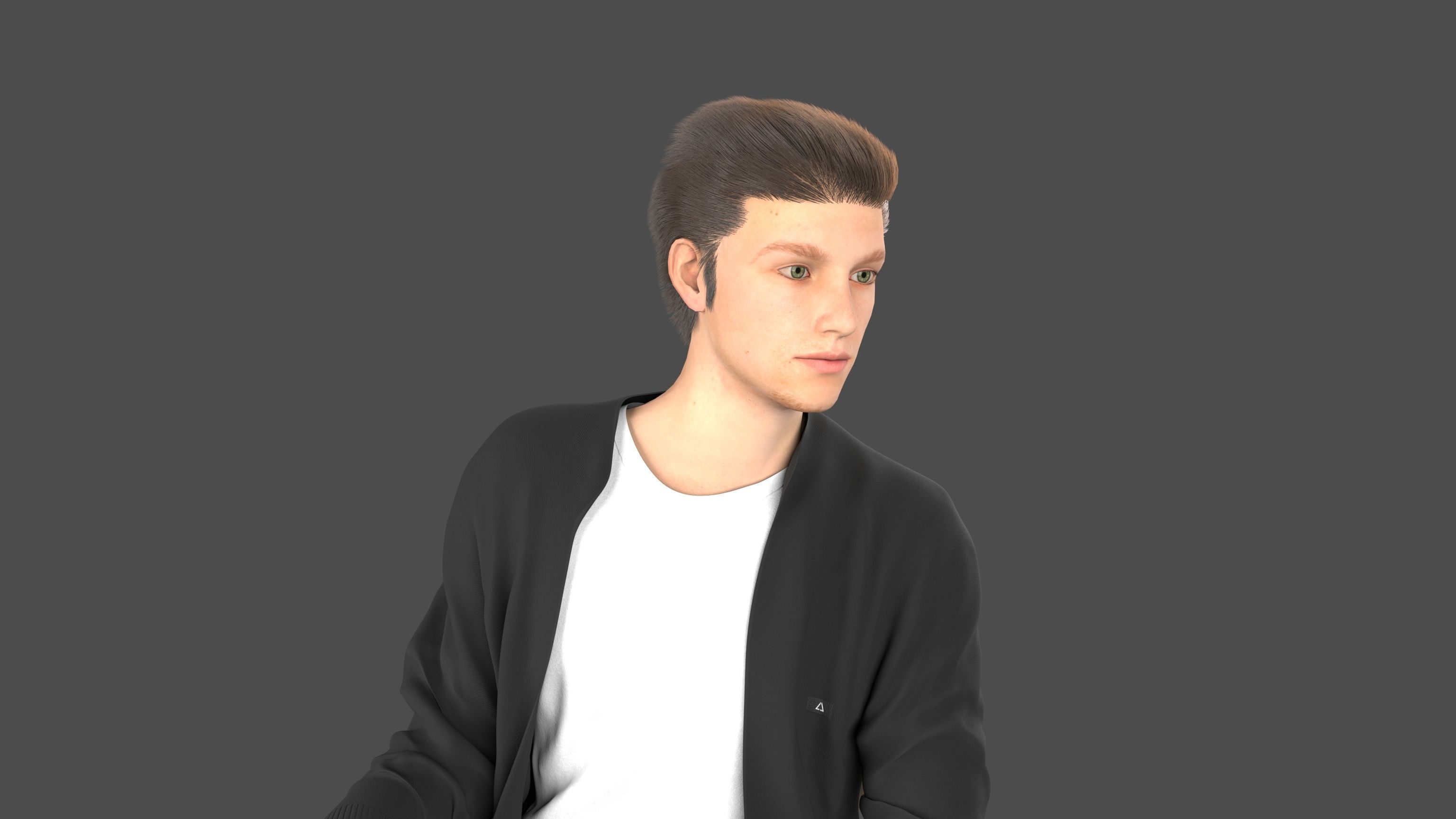 Rigged man 3D model rigged | CGTrader