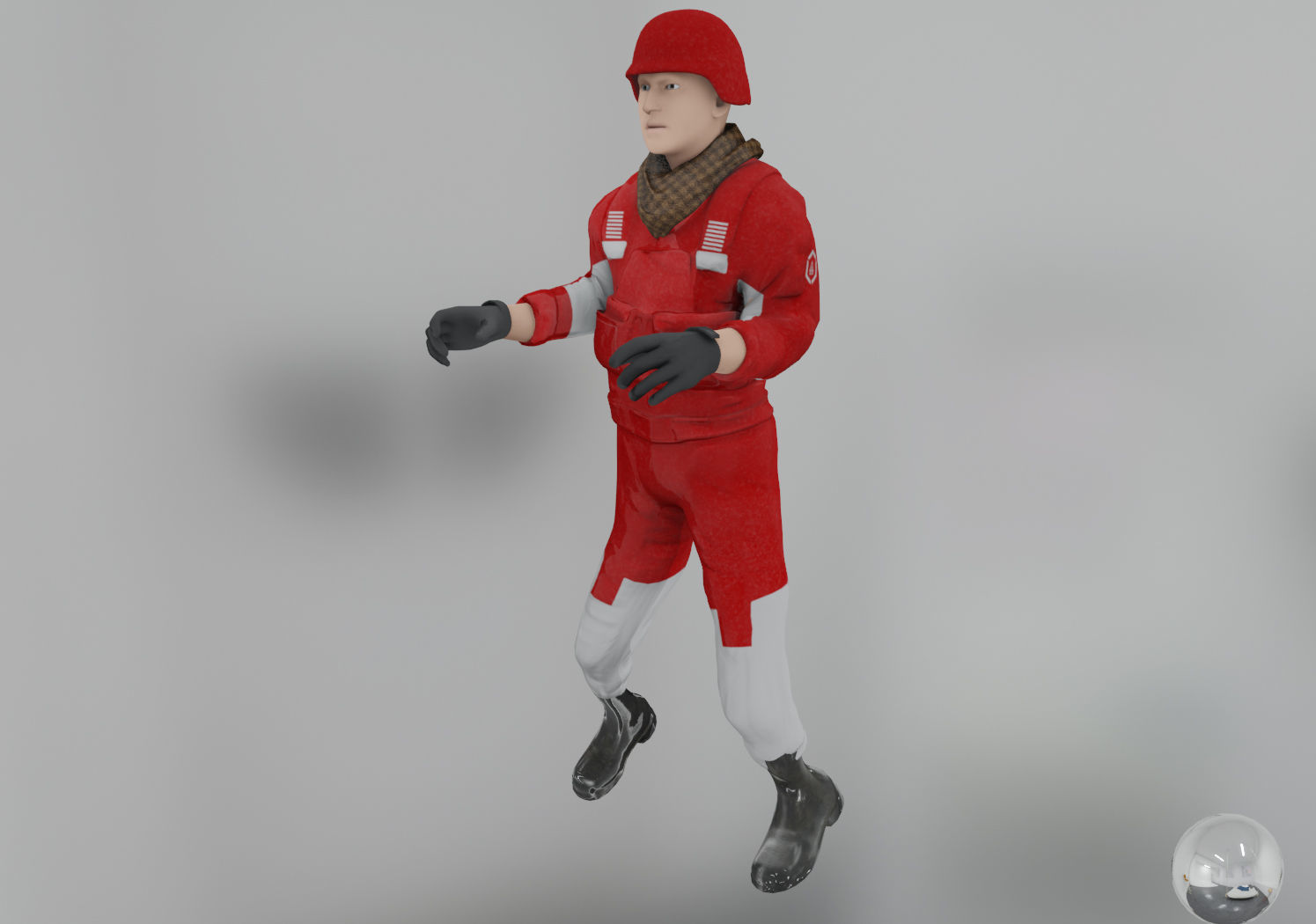 Army Man With Military Textures Pilot 3D model | CGTrader