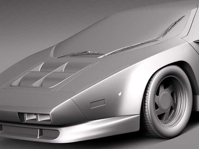 Vector W8 1990 1992 3D model | CGTrader