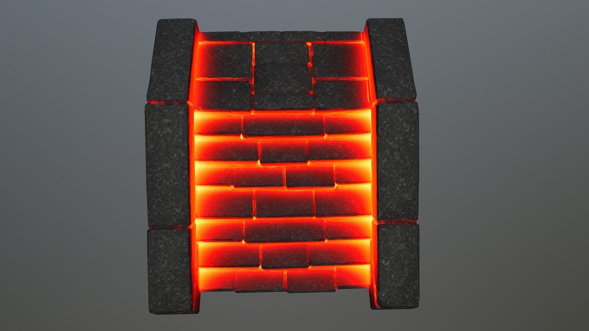 3D model lava stair VR / AR / low-poly | CGTrader
