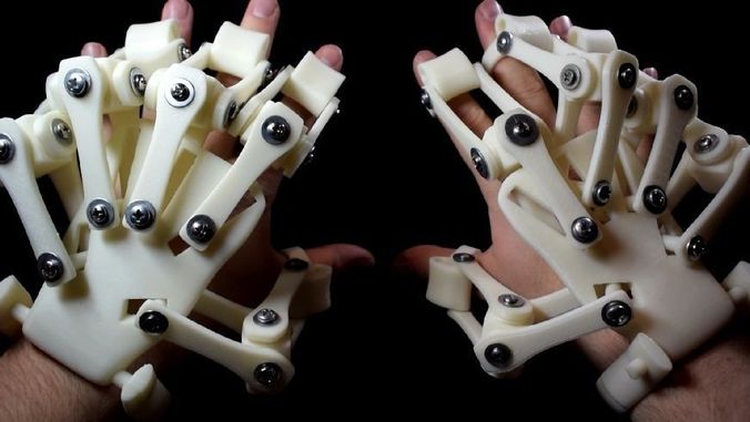 3D PRINTED EXOSKELETON HANDS free 3D Model 3D printable STL | CGTrader.com